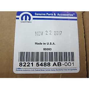 Mopar 82215488AB 82215489AB Ram 1500 Front and Rear Deluxe Molded Splash Guards With Fender Flares