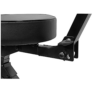 Rockville RDS42 Portable DJ/Guitar/Drum/Keyboard Padded Throne/Chair Adjustable