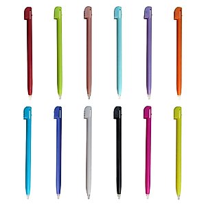 12 Pack Multicolor Touch Stylus Pen Compatible for Nintendo DS Lite Handheld Video Game System