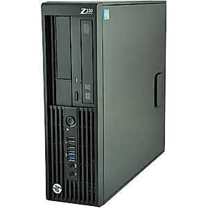 HP Z230 SFF Intel Core i7-4770 3.40GHz 8GB 128GB 2.5 SATA SDD Desktop PC Refurbished Window 10 Professional (Renewed)