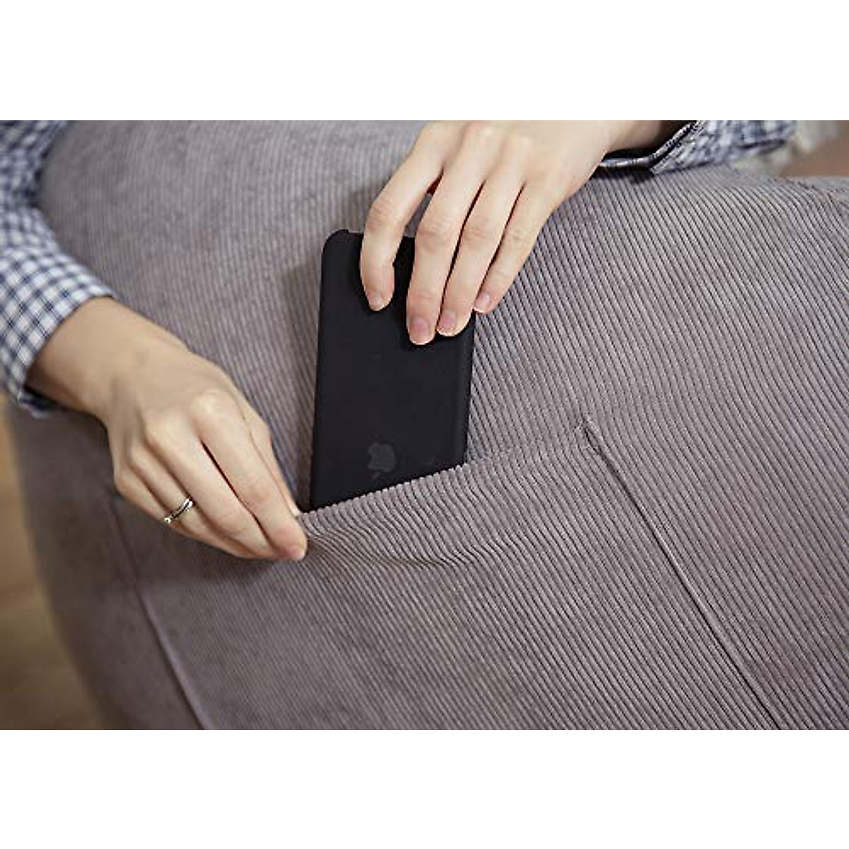 SANMADROLA Stuffed Animal Storage Bean Bag Chair Cover (No Filler) for Kids and Adults.Soft Premium Corduroy Stuffable Beanbag for Organizing Children Plush Toys or Memory Foam Extra Large 300L (Grey)