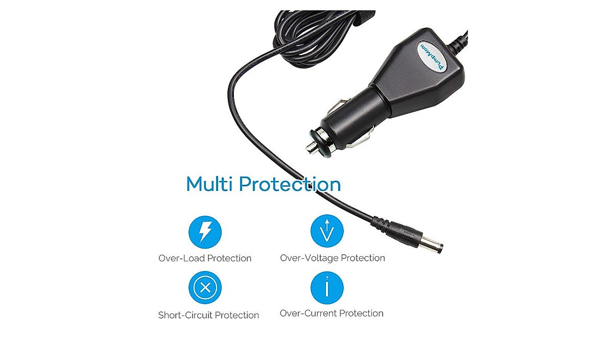 PumpMom 12 Volt Car Adapter for Motif Luna Breast Pumps, Replacement ...