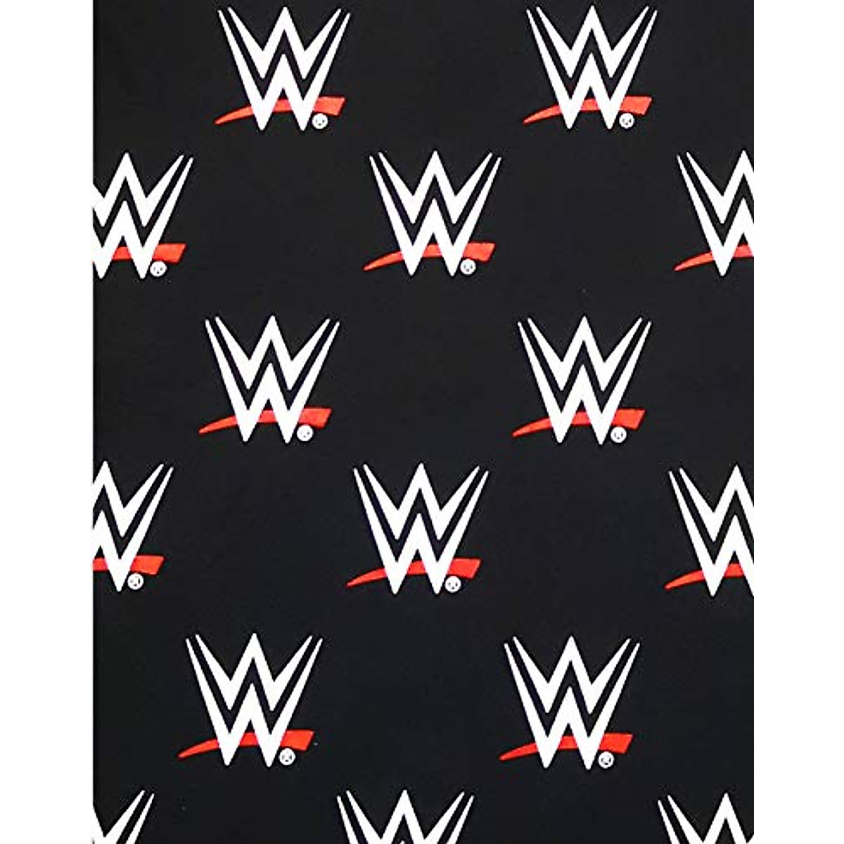 WWE Wrestling All Over Print Boys Kids Black Logo T-Shirt