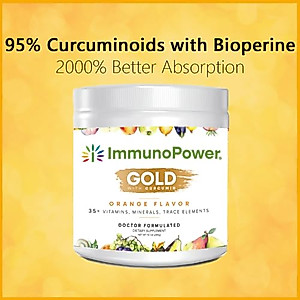 ImmunoPower Gold - New Formula - Targeted Support to Help Increase Natural Killer Cell Activity with 35+ Vitamins Minerals - Powder Formula
