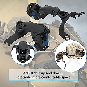 Hearangel ARC Rail Adapter Accessories for Comta III Tactical Headsets Upgade Version Compatible with Ops-Core Fast ARC Rail