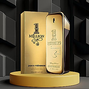 1 Million By Paco Rabanne For Men's Eau De Toilette TESTER 3.4 fl oz 100 ml