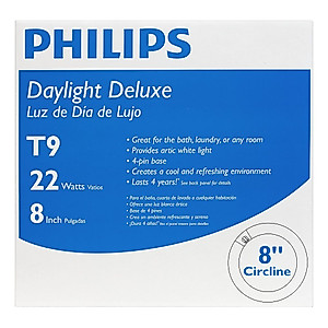 Philips 392357 Circline Fluorescent 22-Watt 8-Inch T9 Daylight Deluxe Light Bulb