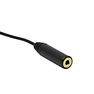 3.5mm Male to 2.5mm Female Stereo 4 Pole Headphone Jack AUX Audio Adapter Cable Cord