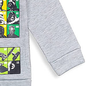 STAR WARS Periodic Table Little Boys Fleece Hoodie 5 Light Heather Gray