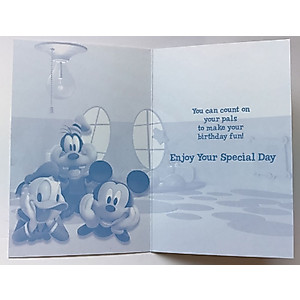 mickey mouse your birthday is here! happy birthday card