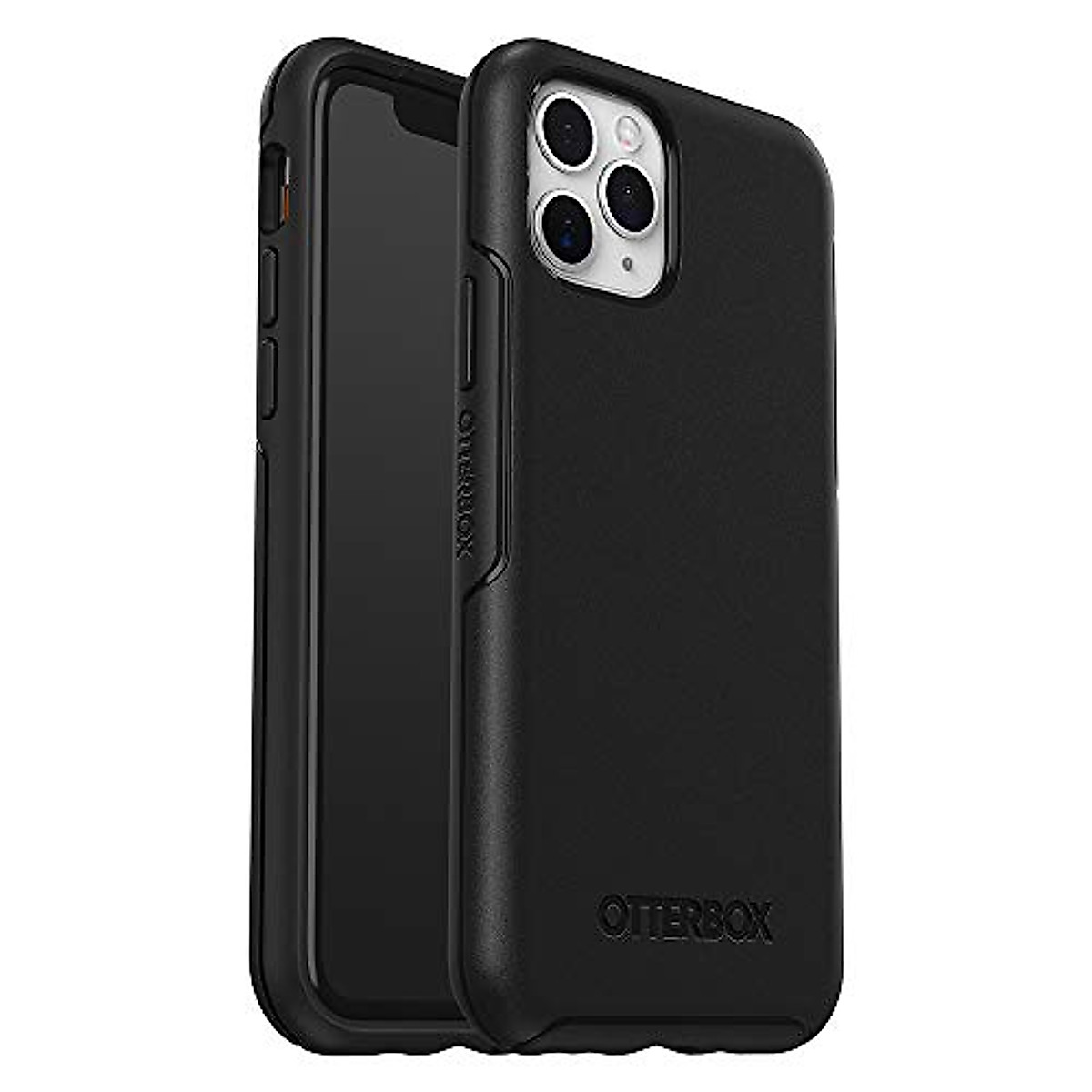 OtterBox iPhone 11 Pro Symmetry Series Case - BLACK, ultra-sleek, wireless charging compatible, raised edges protect camera & screen