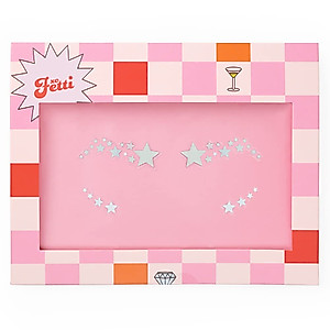 xo, Fetti Star Face Tattoo Stickers - 1 Set | Iridescent Birthday Outfit Accessory, Bachelorette Party Face Jewels, Rave, Festival, Concert