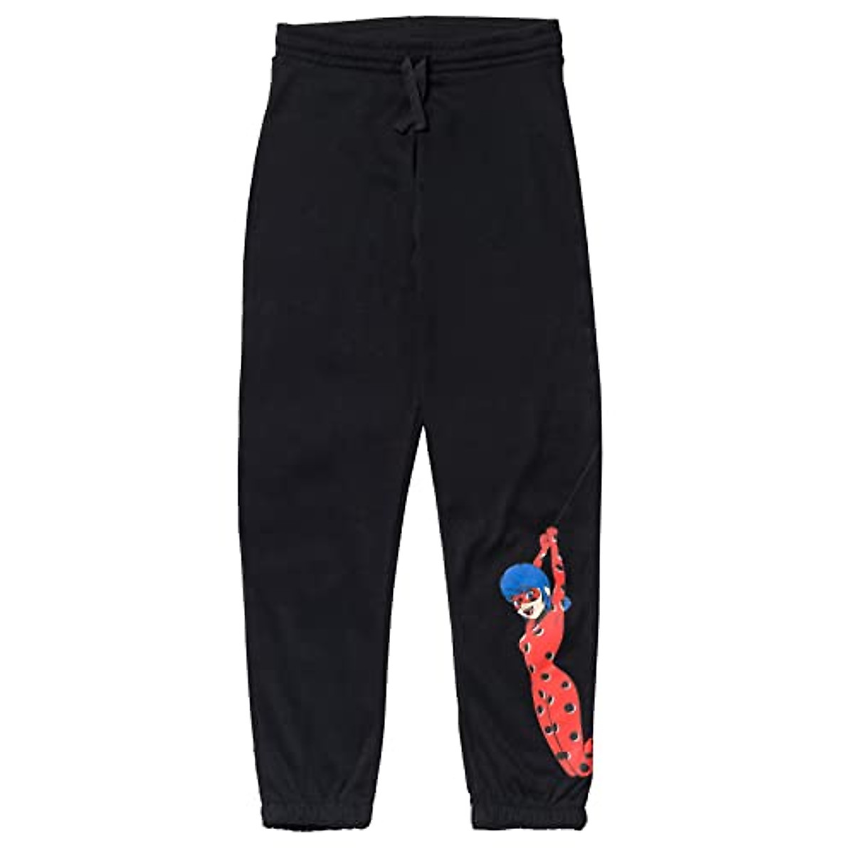 Miraculous Ladybug Big Girls Fleece 2 Pack Leggings Black/Red 14-16