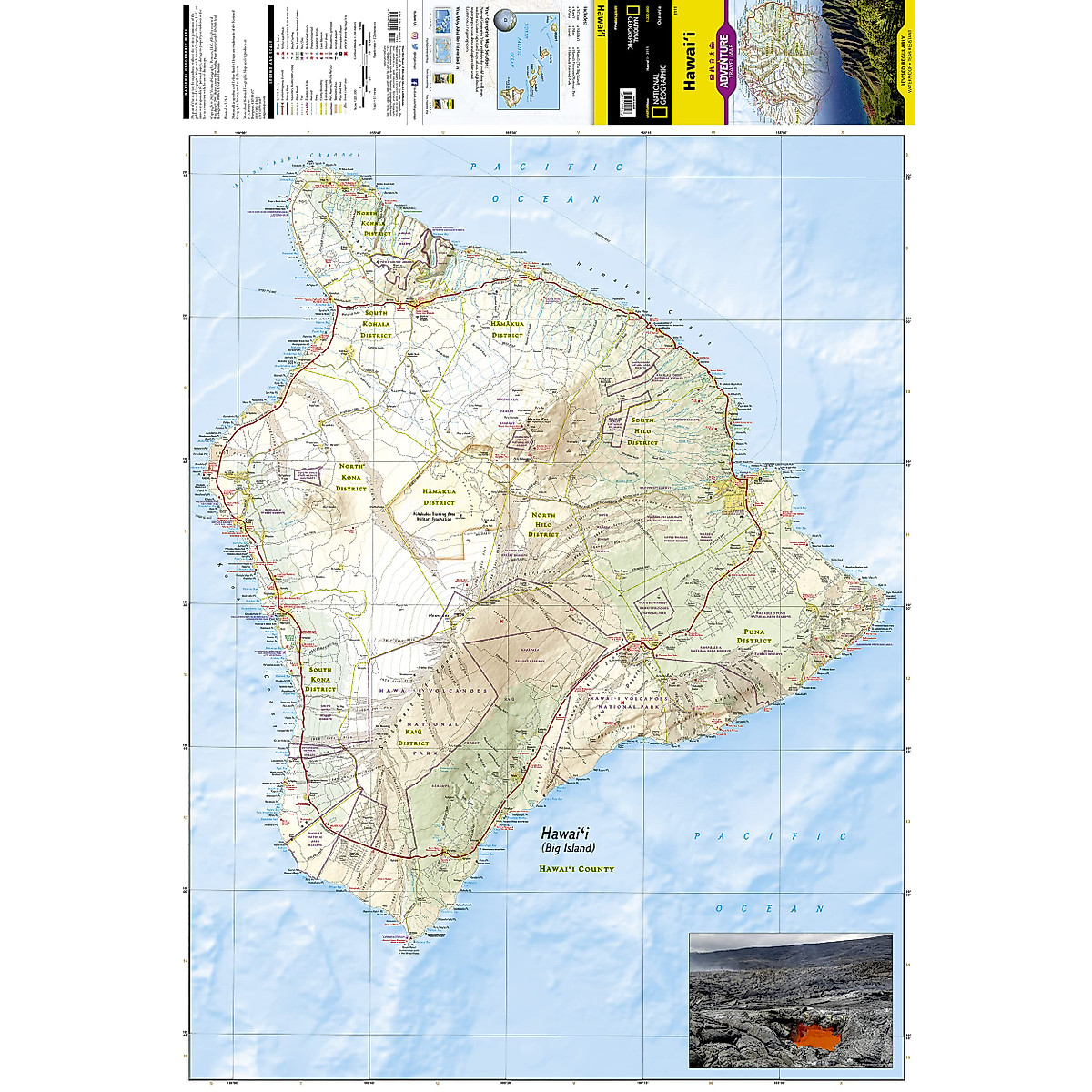 Hawaii Map (National Geographic Adventure Map, 3111)