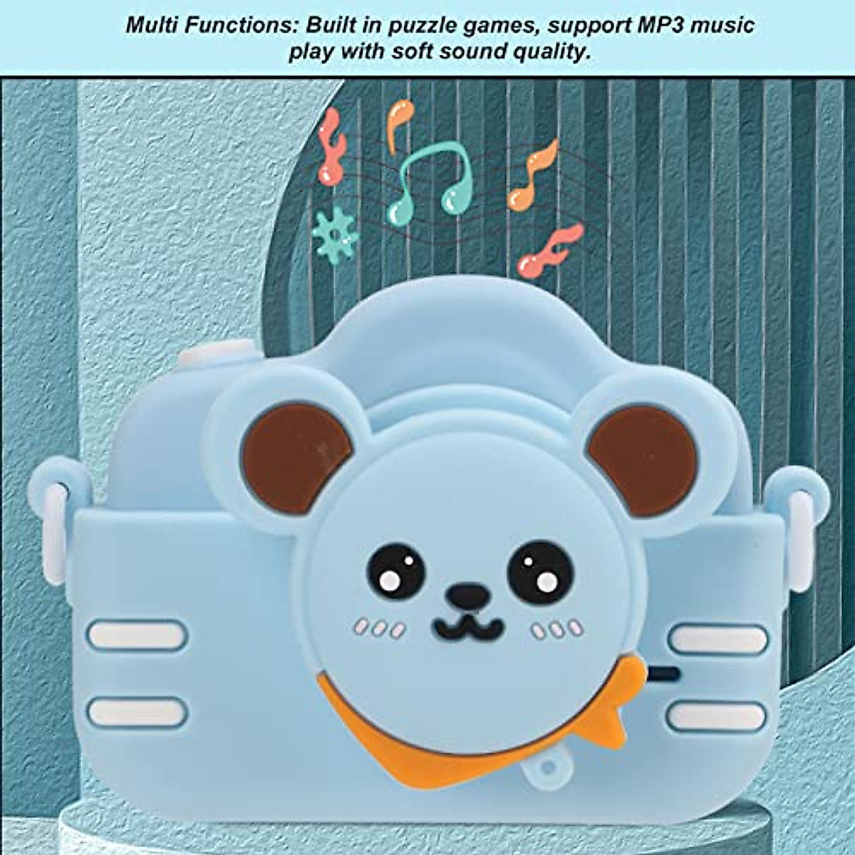 01 02 015 Kids Camera, 16 Filters Anti Skid Children Digital Camera for School Activity for Children(Blue)