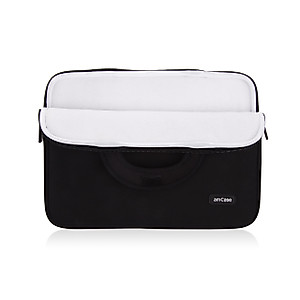 amCase Chromebook Case-11.6 to 12 inch Neoprene Travel Sleeve with Handle-Black