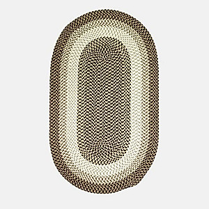 Colonial Mills Marin Braided Rug, 4x6, Sand