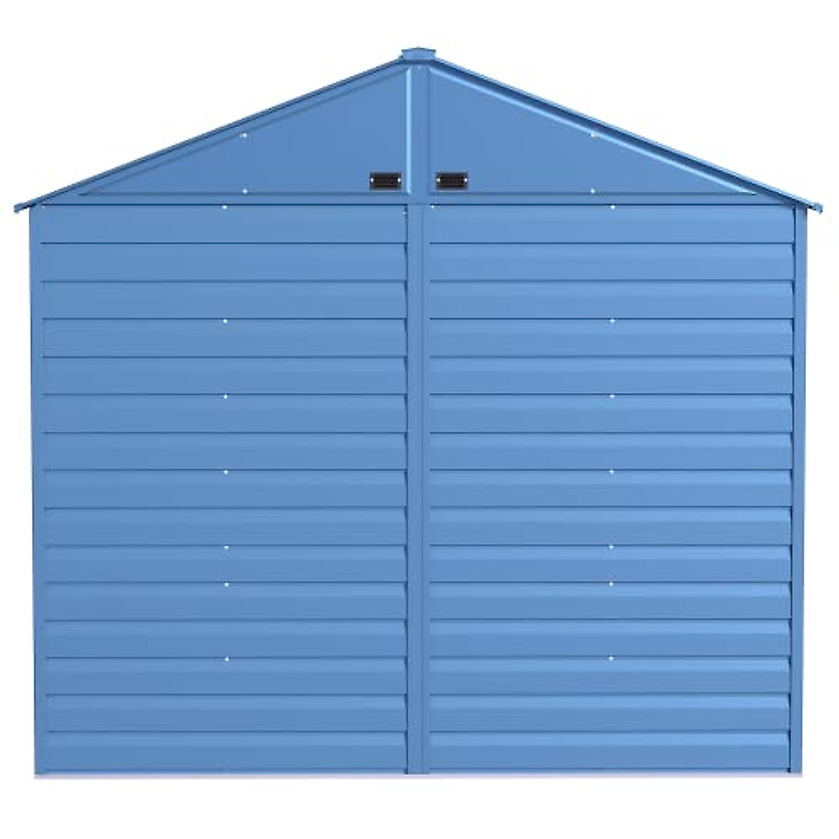 Arrow Shed Select 8' x 8' Outdoor Lockable Steel Storage Shed Building, Blue Grey