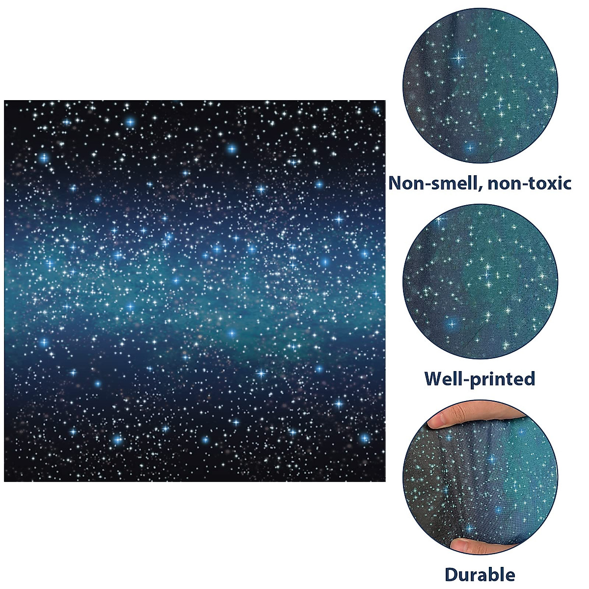 50 Pcs Space Starry Napkins Galaxy Party Napkins Supplies Decorations Lunch Paper Napkins for Outer Space Birthday Baby Shower