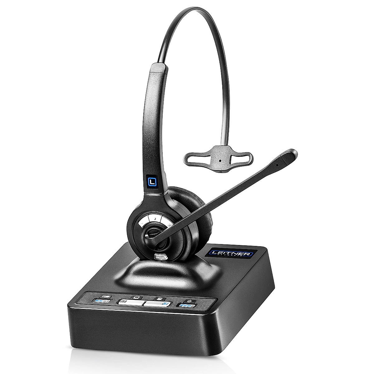 Leitner LH270 Wireless Headset for Office Phones & Computers – Phone Headsets for Office Phones – Wireless Office Headset