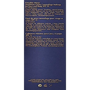 Estee Lauder Double Wear Maximum Cover Camouflage Makeup for Face and Body Broad Spectrum Liquid SPF 15/1.0 oz. 1n1 Ivory Nude
