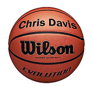 WILSON Customized Personalized Evolution Basketball Indoor Game Ball