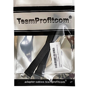 TeamProfitcom Small Mini USB 3.0 19/20 Pin Internal Low Profile Extension Header Adapter Cable for Motherboard 6 inches (2 Pack)