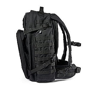 5.11 Tactical Backpack â€“ Rush 72 2.0 â€“ Military Molle Pack, CCW and Laptop Compartment, 55 Liter, Large, Style 56565, Black