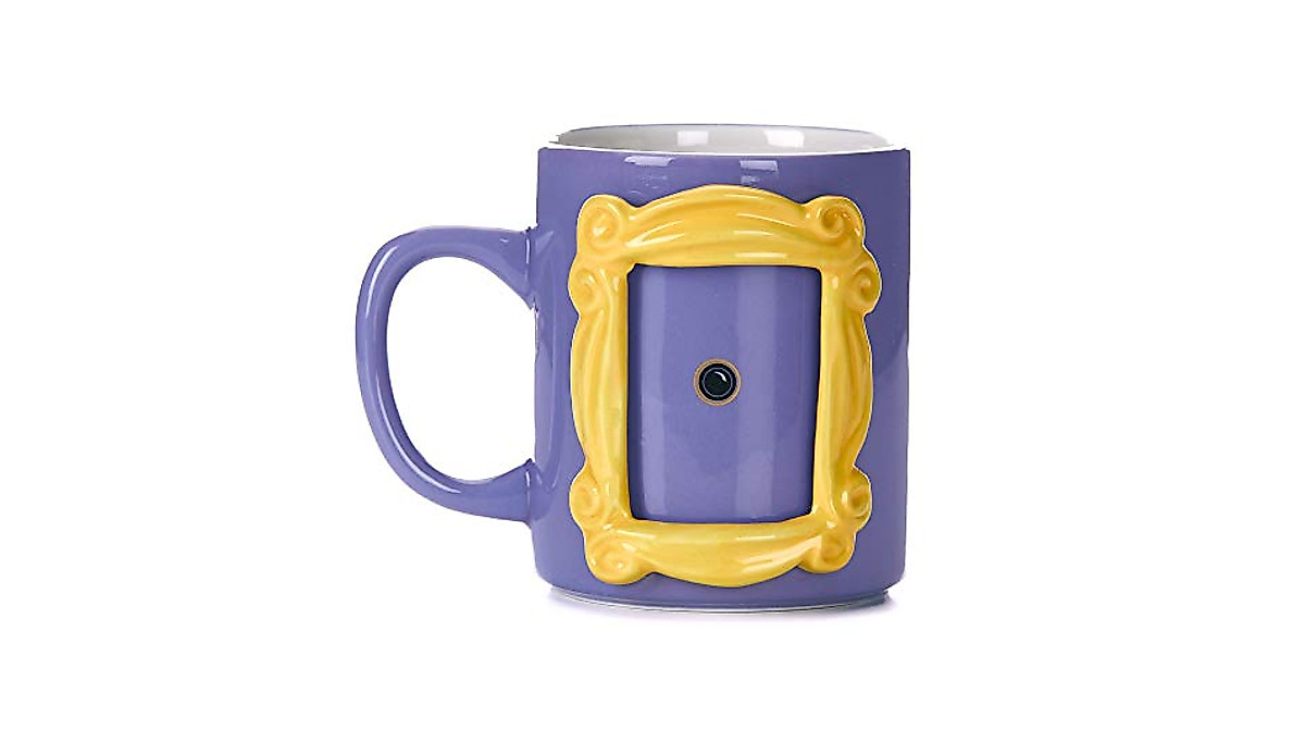 Monica's Purple Door Mug - Friends TV Show Merchandise