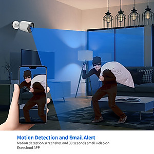 【8CH Expandable】Wifi Security Camera System,Sdeter Outdoor 8 Channel 1080P Home Video Wireless NVR Kit with 1TB HDD,4pcs Indoor Outdoor Surveillance IP Cameras Set,Easy Remote View,Plug Play,Free APP