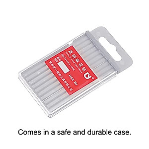 uxcell 6542 High Speed Steel Straight Shank Twist Jobber Drill Bit, Fully Ground Black Oxide Drill Bits 4.3mm Drill Diameter 75mm Total Length 5 Pcs