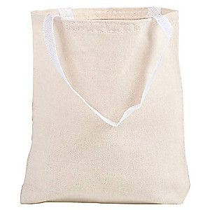 Rhode Island Novelty 8.75 Inch Canvas Tote Bags Set of 12