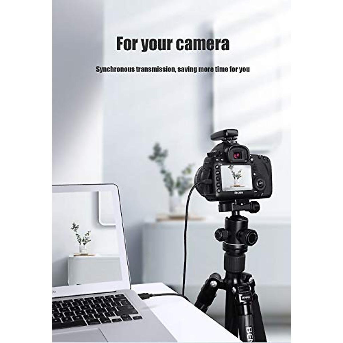 Ancable Camera USB Cable, 6 Feet 24AWG Mini USB Data Transfer Cable Cord for Canon PowerShot/Rebel/EOS/DSLR Cameras and Camcorders (IFC-400PCU)