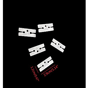 yueton Pack of 100 Balloon Clip Ties H Shape Easy Sealing Balloons for Wedding Party Christmas Birthday Decoration