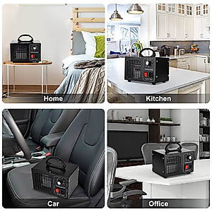 Ozone Generator Air Purifier 20000 mg/h,Commercial/Home Ozone Generator for Rooms,Cars,Smoke and Pets