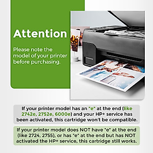 Ubinki 67XL Ink Cartridge Black Color Combo for HP Ink 67 XL HP67 HP67XL for 2700 2700e 2752 2752e 2742e 2755 2755e 4100 4100e 4152e 4155 4155e Envy 6000 6055e 6055 6400 6458 6458e 6455 6455e Printer