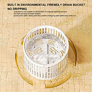 Cryfokt Mini Washing Machine, 4.5L Portable Bucket Washer 2000mA 24W 12V Lightweight Household Portable Washer for Camping Travelling Apartment Dorm Friend or Family US Plug