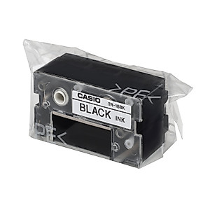 Casio disc Title Printer Ink Ribbon TR-18BK-3P Black 3 Pieces