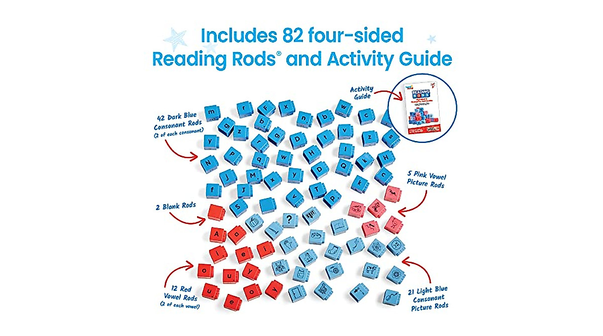 Engaging Reading Rods for Kids - Alphabet & Phonics Fun
