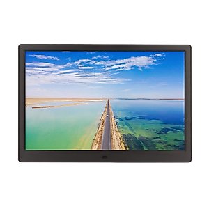 Digital Photo Album, 100‑240 V USB Interface Large Storage Digital Photo Frame Multiformat Playback for Images (US Plug)