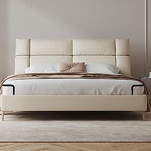 Mattress Stopper - 2 Metal Mattress Holder in Place with 8 Screws | Sturdy Murphy Bed Kit, Strong Anti Slip Mattress Gripper for Bed Frame, Adjustable Beds, Foot of Beds