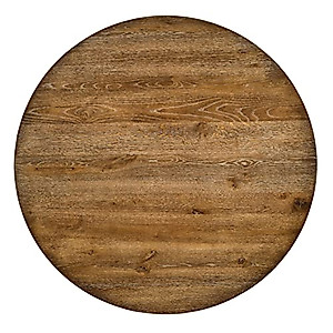 Knocbel Farmhouse 48" Dia Round Dining Table with Pedestal Base, Kitchen Dining Room Table for 4, Standard Height, 150lbs Weight Capacity