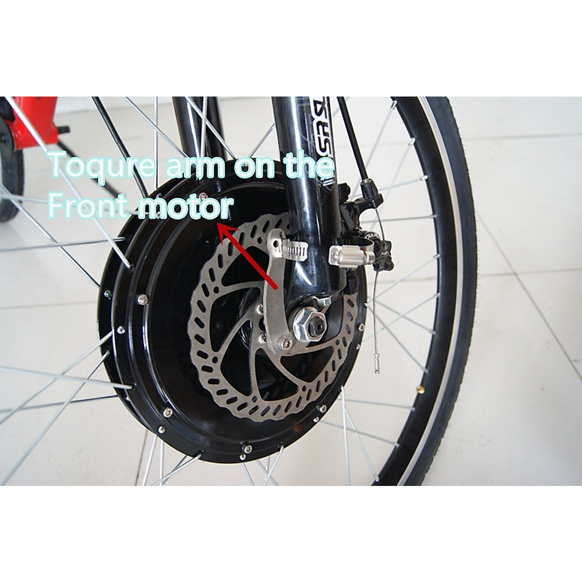 NBPOWER Torque arm-Universal for E-Bike Electric Bicycle -Front or Rear,M14 for E-Bike Conversion Kit,Electric Bike kit Torque arm for BLDC hub Motor