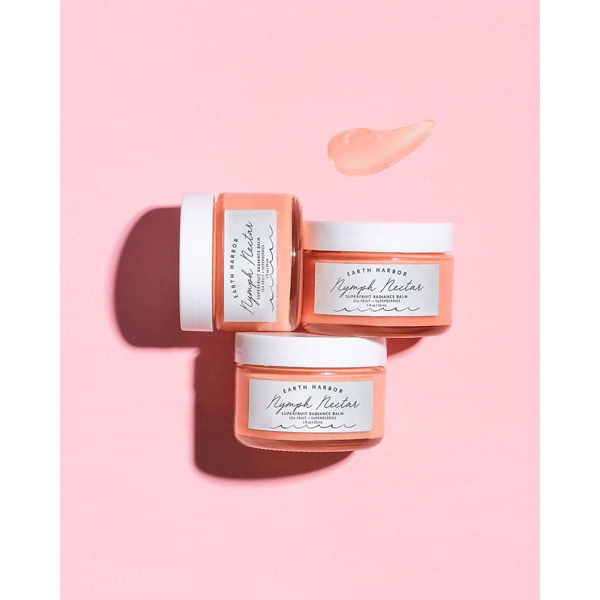 Earth Harbor | NYMPH NECTAR Superfruit Radiance Balm | Deep Moisturizer and Sleeping Mask | Superberries + Sea Fruit | 100% Natural + Vegan | 1 oz