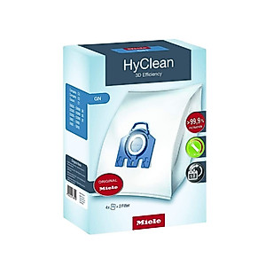 Miele Original AirClean 3D Efficiency GN Vacuum Cleaner Bags Complete C2, Complete C3, Classic C1, S8, S5, and S2 Vacuum Cleaners