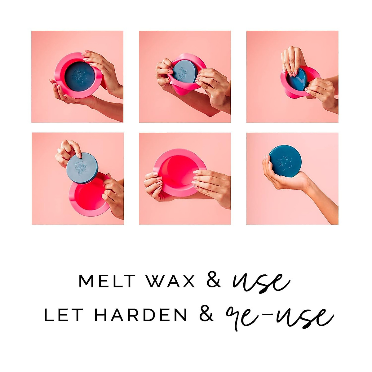 KoluaWax Wax Warmer Silicone Bowl Replacement – Reuse Melted Hard Wax Beans and Reduce Waste – Heat Safe, Non-stick, and Easy Clean Liner – Compatible with 16oz Electric Waxing Kits