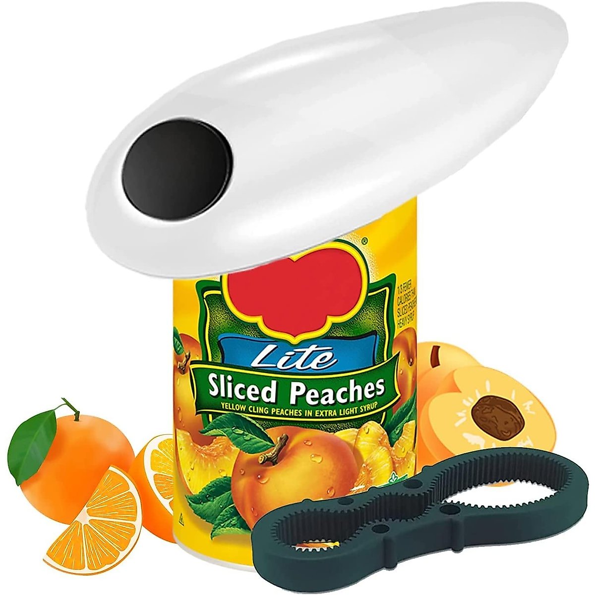 Electric Can Opener, One-Touch Switch Can Opener, Safe Smooth No Sharp Edges Can Opener for Almost Size Can, Can Opener Electric Best Kitchen Gadgets for Chefs, Arthritis and Seniors