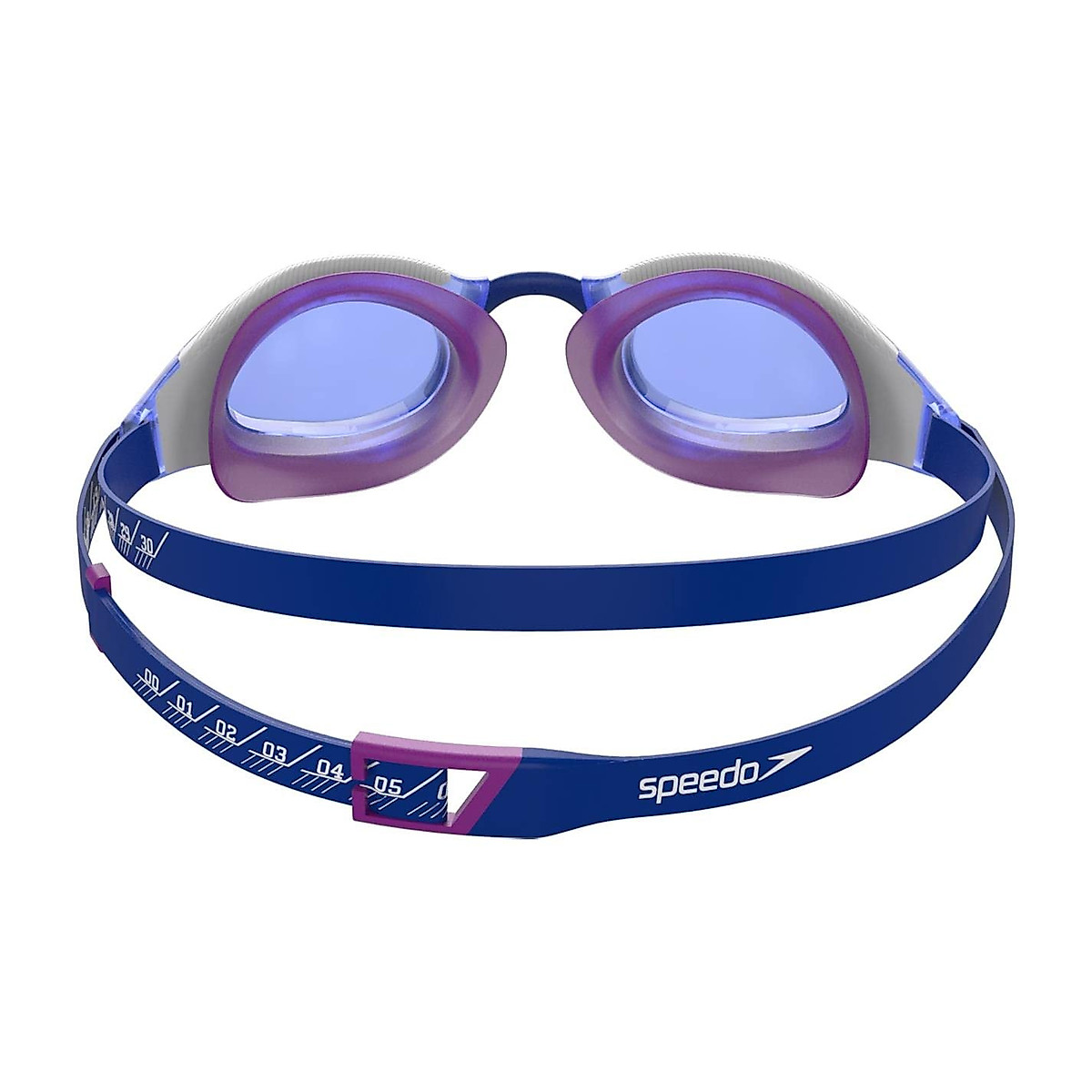 Speedo Unisex's Fastskin Hyper Elite Goggles, Blue Flame/Diva/White, One Size
