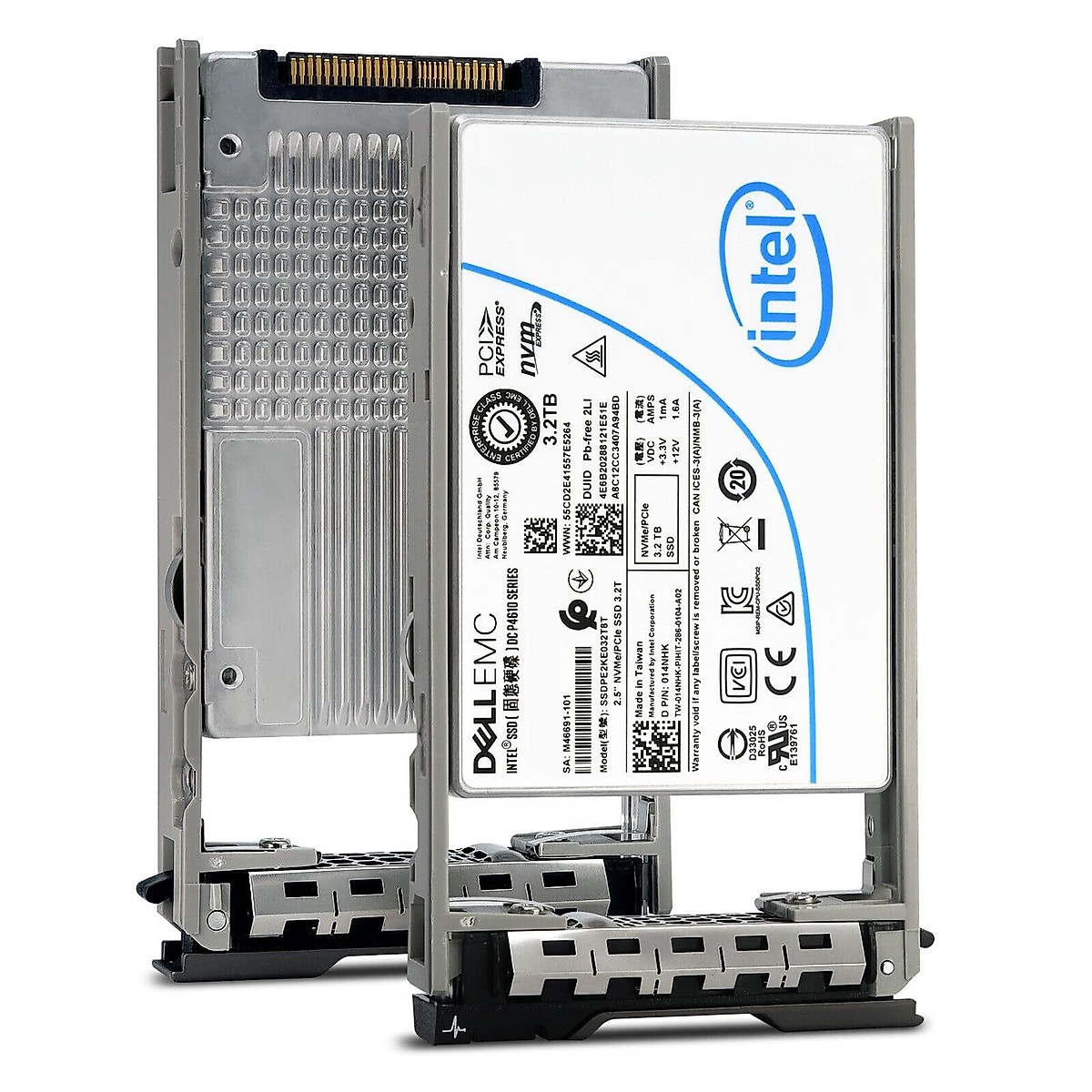 Dell 3.2TB NVMe PCIe U.2 Server SSD 014NHK in 12G/13G Caddy for R730 R630 R730xd