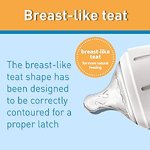 Dr Brown's Options+ Anti-Colic Wide Neck Baby Bottles, 270ml Twin Pack